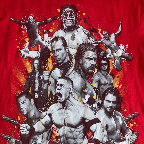 WWE | Shirts | Wwe Hybrid Smackdown Raw Ecw Official Tshirt | Poshmark